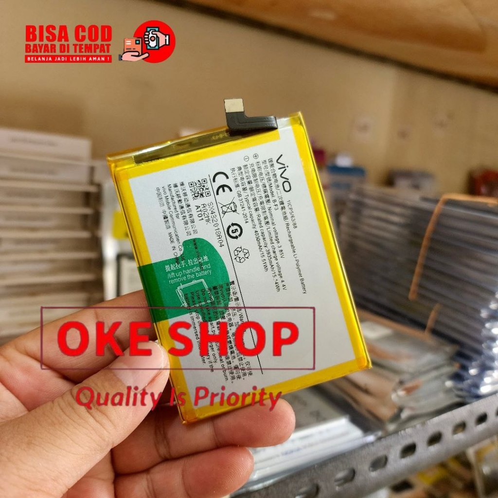 Jual Baterai Vivo Y91c Y91i Original Model B-F3 BF3 Batre Batrei Batrai ...