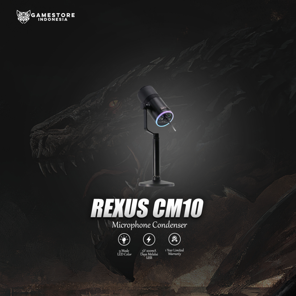 Jual Rexus Microphone Snare CM10 | Shopee Indonesia