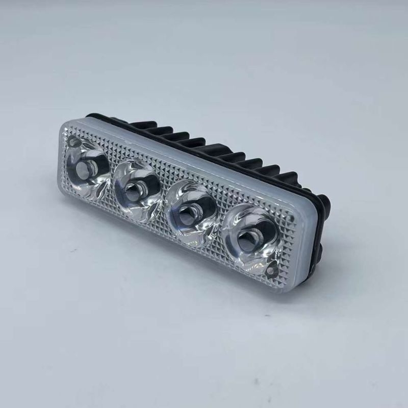 Jual Lampu Tembak LED E04 Sorot Cree 4 Mata 12 Watt Kabut Motor Grill ...