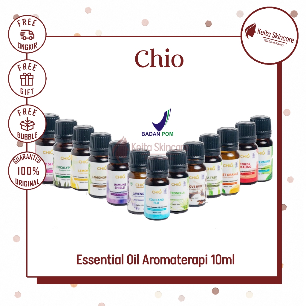 Jual CHIO Essential Oil Aromaterapi 10ml | Shopee Indonesia