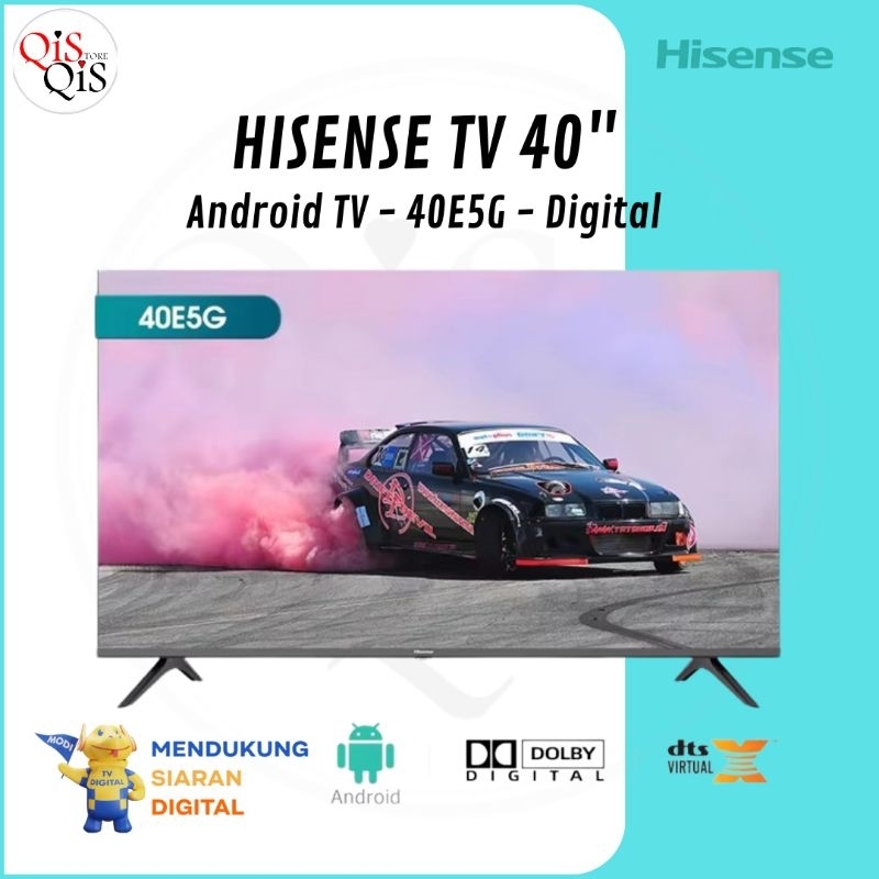 Jual Hisense Android TV 32 / 40 inch - 32E5G / 40E5G - Garansi Resmi ...