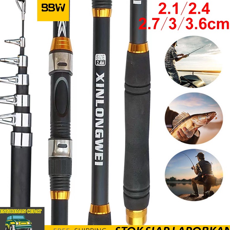 Jual Rekomendasi Joran Pangcing 21m36m Joran Ultralight Carbon ...