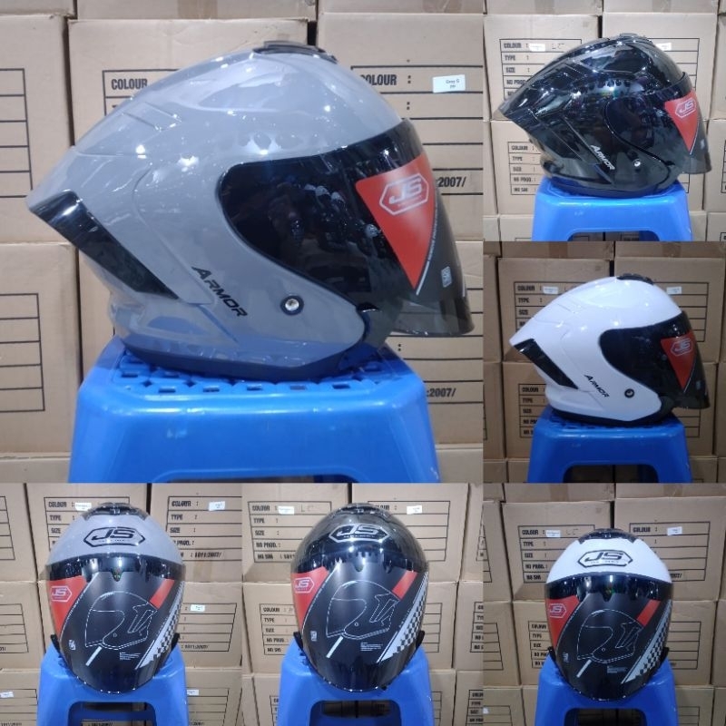 Jual HELM JS ARMOR ORIGINAL Paket Ganteng | Shopee Indonesia