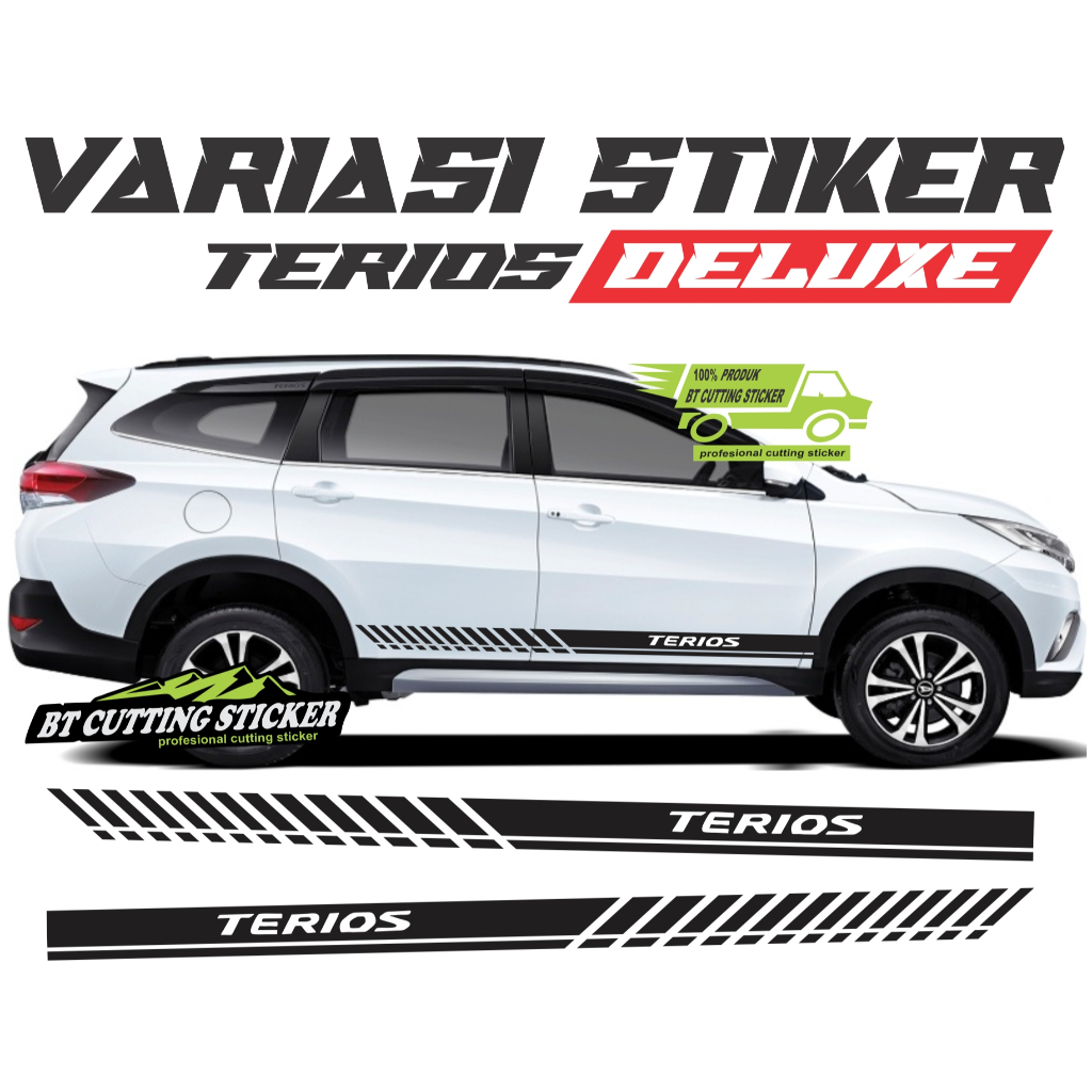 Jual stiker mobil daihatsu terios 2021 sticker list body terios sticker ...