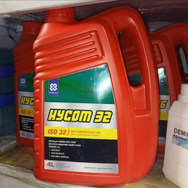 Jual PRIMO HYCOM/Oli Hydraulic/Hidrolik/Turalik/Oli 10/Oli Compresor ...