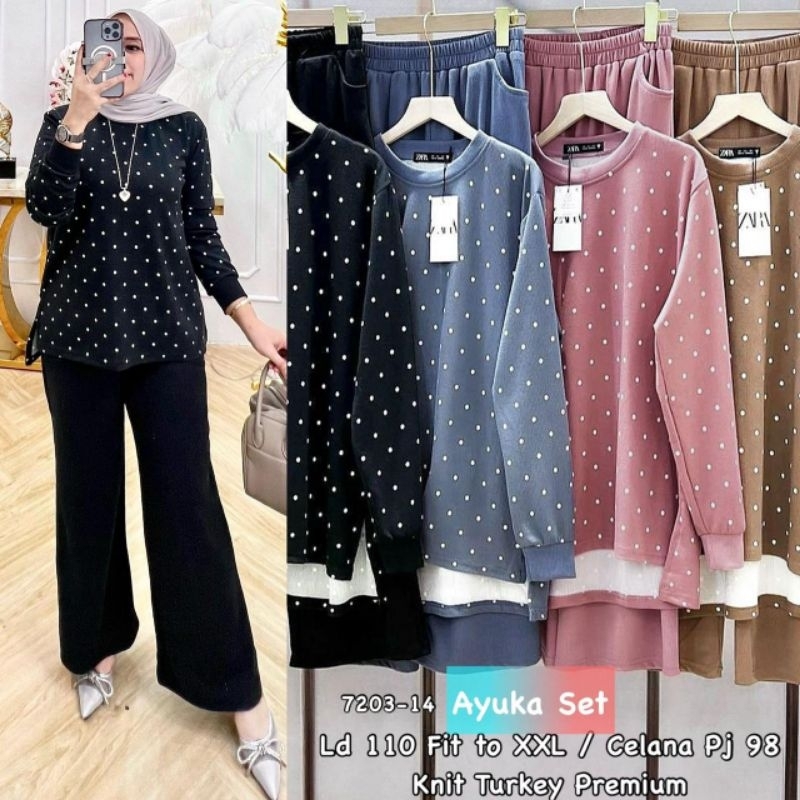 Jual Setcel zara lola knit Yumiko SICA seolmi Meiji Alinka AYUKA Mayumi ...