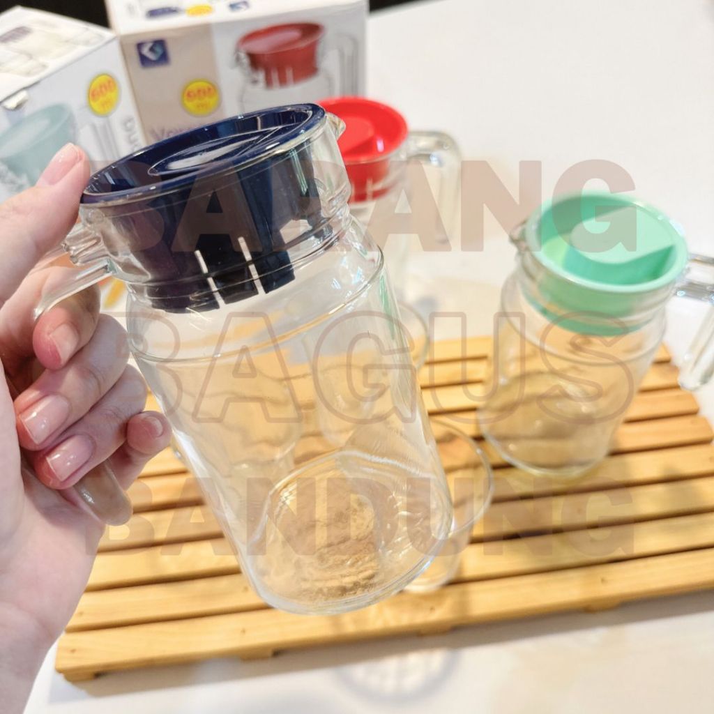 Jual Set Pitcher Termos Jug Minuman Kim Glass Kimglass Verona3 Gelas ...
