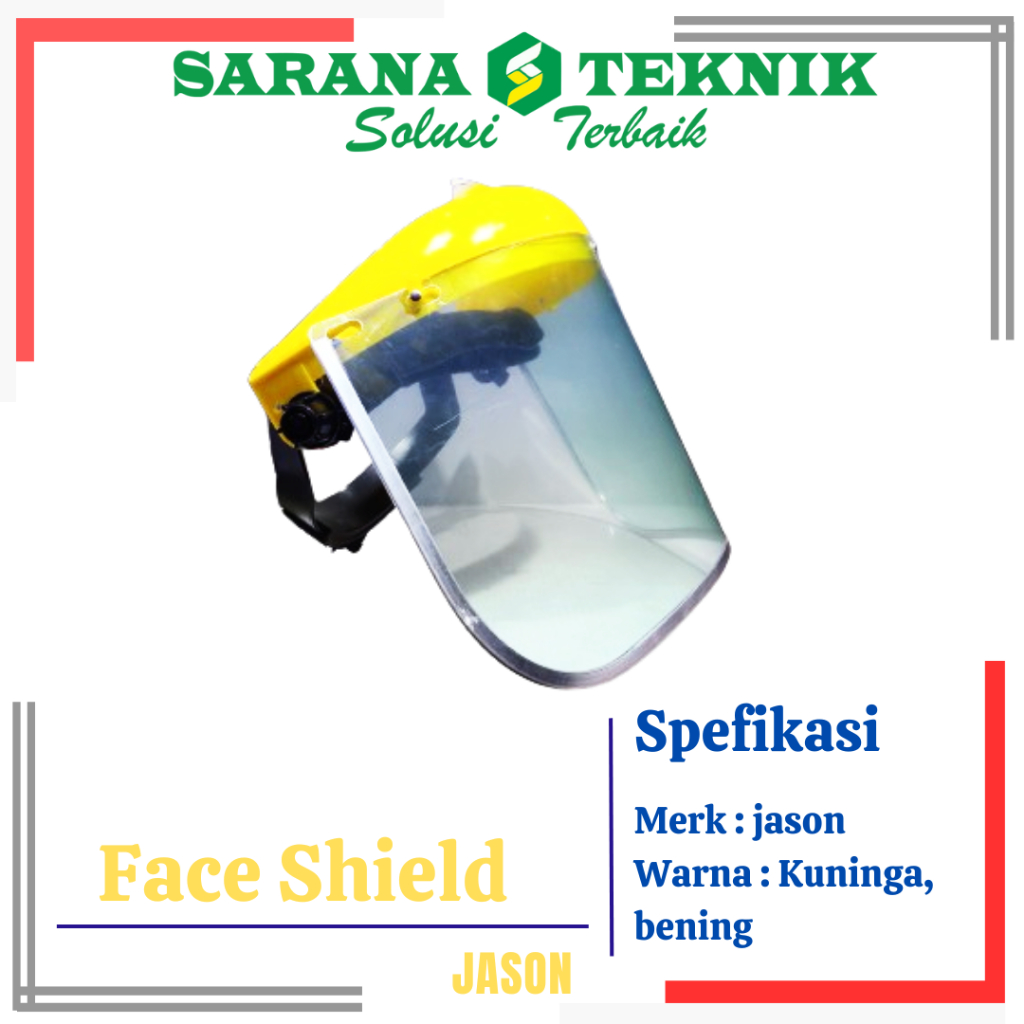 Jual FACE SHIELD PELINDUNG MUKA APD JASON | Shopee Indonesia
