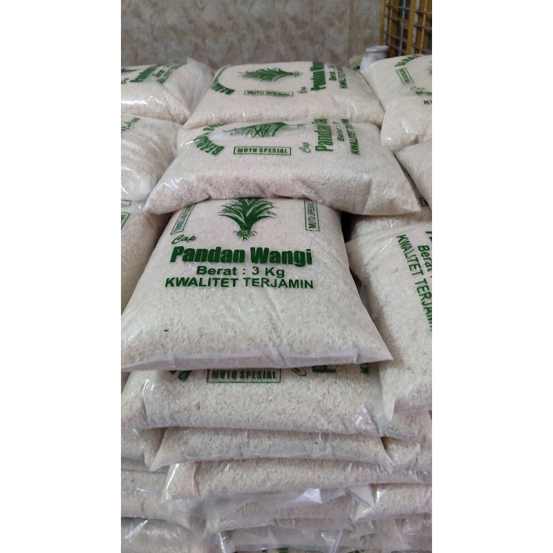 Jual Beras zakat 3kg packing wrap dan kardus | Shopee Indonesia