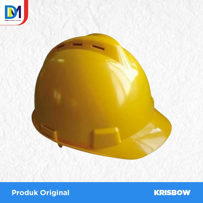 Jual Helmet Safety Front Brim Krisbow Vented Yellow Produk Original ...