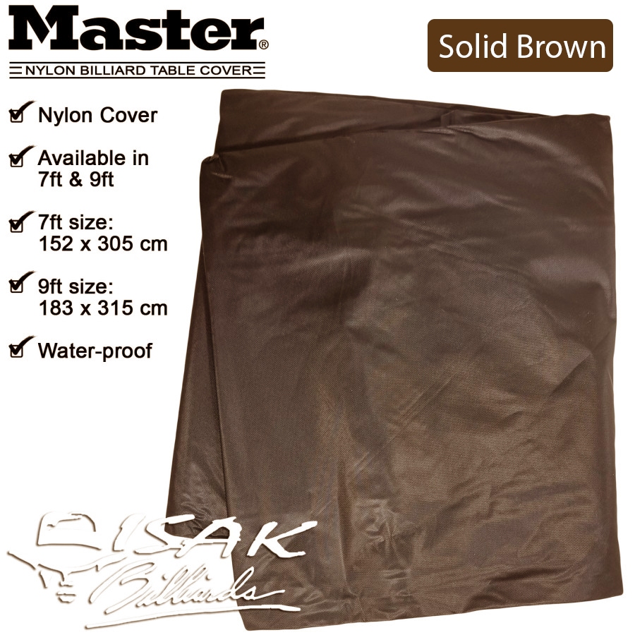 Jual Master Nylon Table Cover Brown - Tutupan Meja Billiard Pool Taplak ...