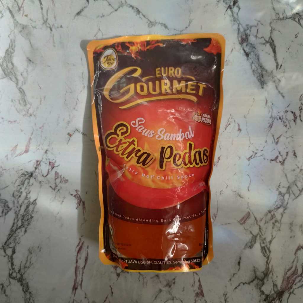 Jual Euro Gourmet Saus Sambal Extra Pedas Extra Hot Chili Sauce 500gram ...