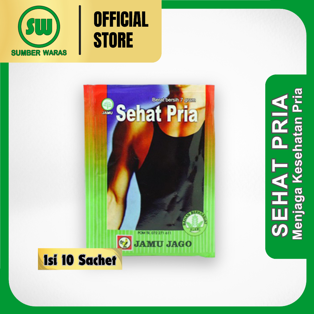 Jual Sehat Pria Jamu Jago - isi 10 bungkus @ 7 gram | Shopee Indonesia