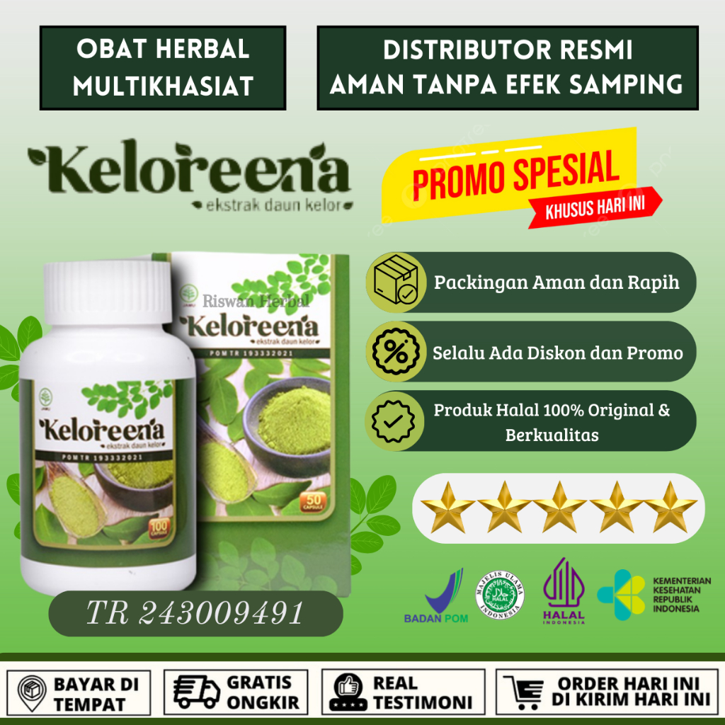 Jual Obat Keloreena Kapsul Ekstrak Daun Kelor Obat Segala Jenis ...
