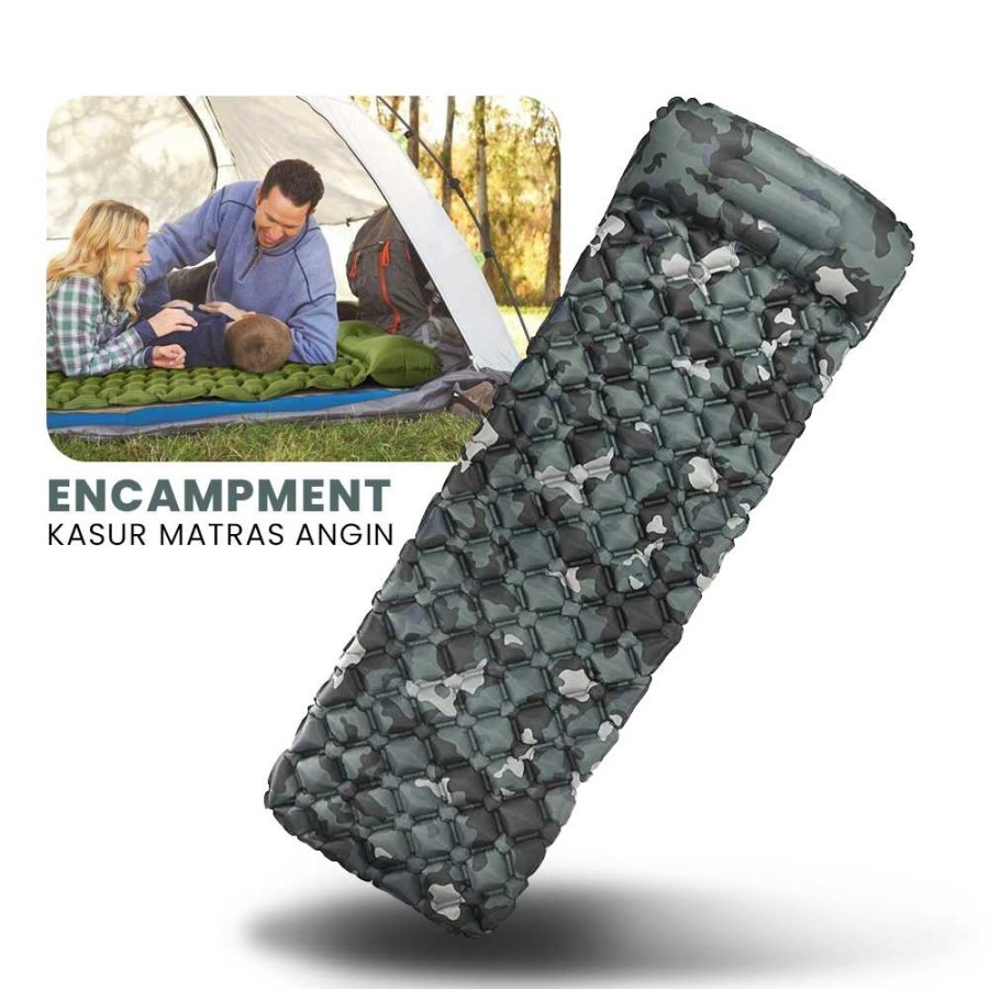 Jual Kasur Matras Angin Inflatable Sleeping Mattress 190x56cm ARMY ...
