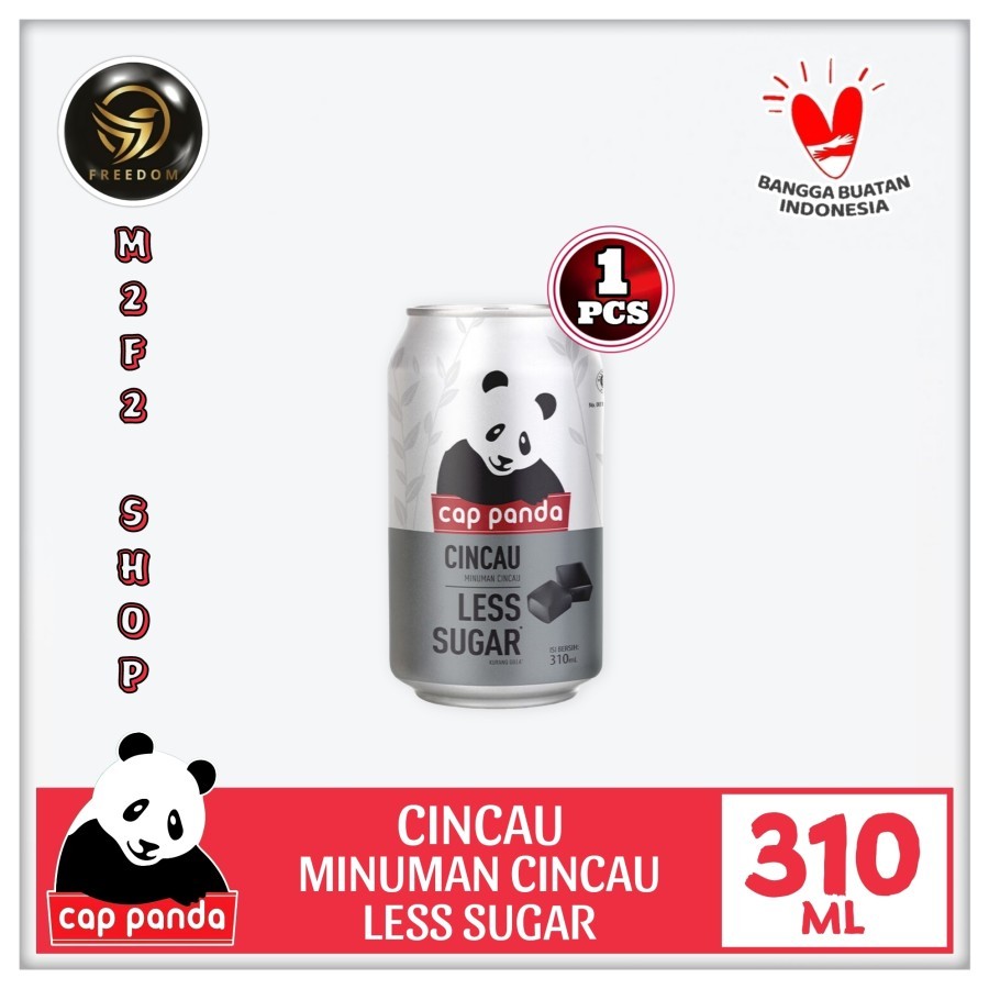 Jual Cap Panda Grass Jelly Less Sugar Can | Minuman Cincau Rendah Gula Kaleng - 310 ml (Kemasan ...