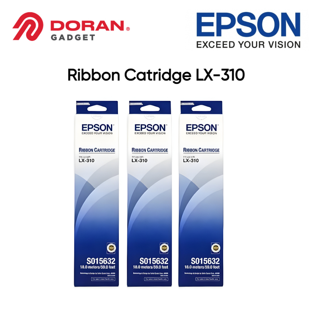 Jual Epson Ribbon Catridge LX-310 Refil Tinta Printer LX310 Original ...