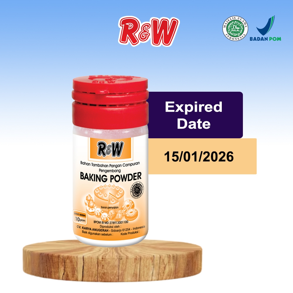 Jual Baking Powder Pengembang Kue Rajawali R&W RW 10 gr Orange Ekstra | Shopee Indonesia