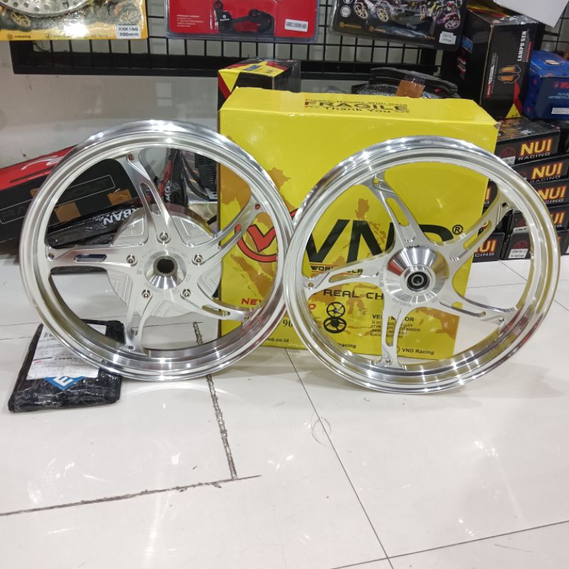 Jual VELG/PELAK NEW SPEED VND Bintang Ring 14 Ukuran 185x14 & 215x14 CNC AEROX VARIO 120/150 ...