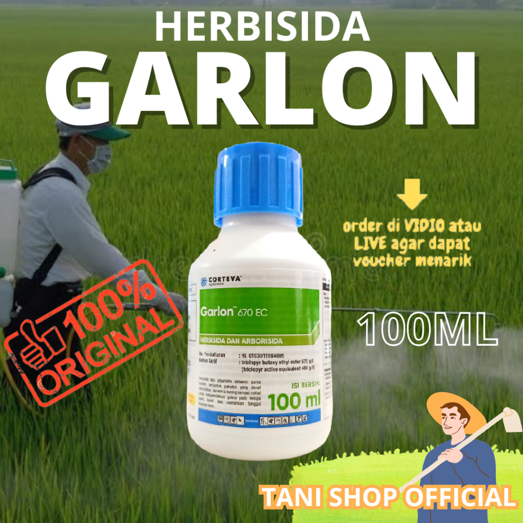 Jual Garlon 100ml - Herbisida Sistemik & Selektif dari Corteva | Ampuh ...