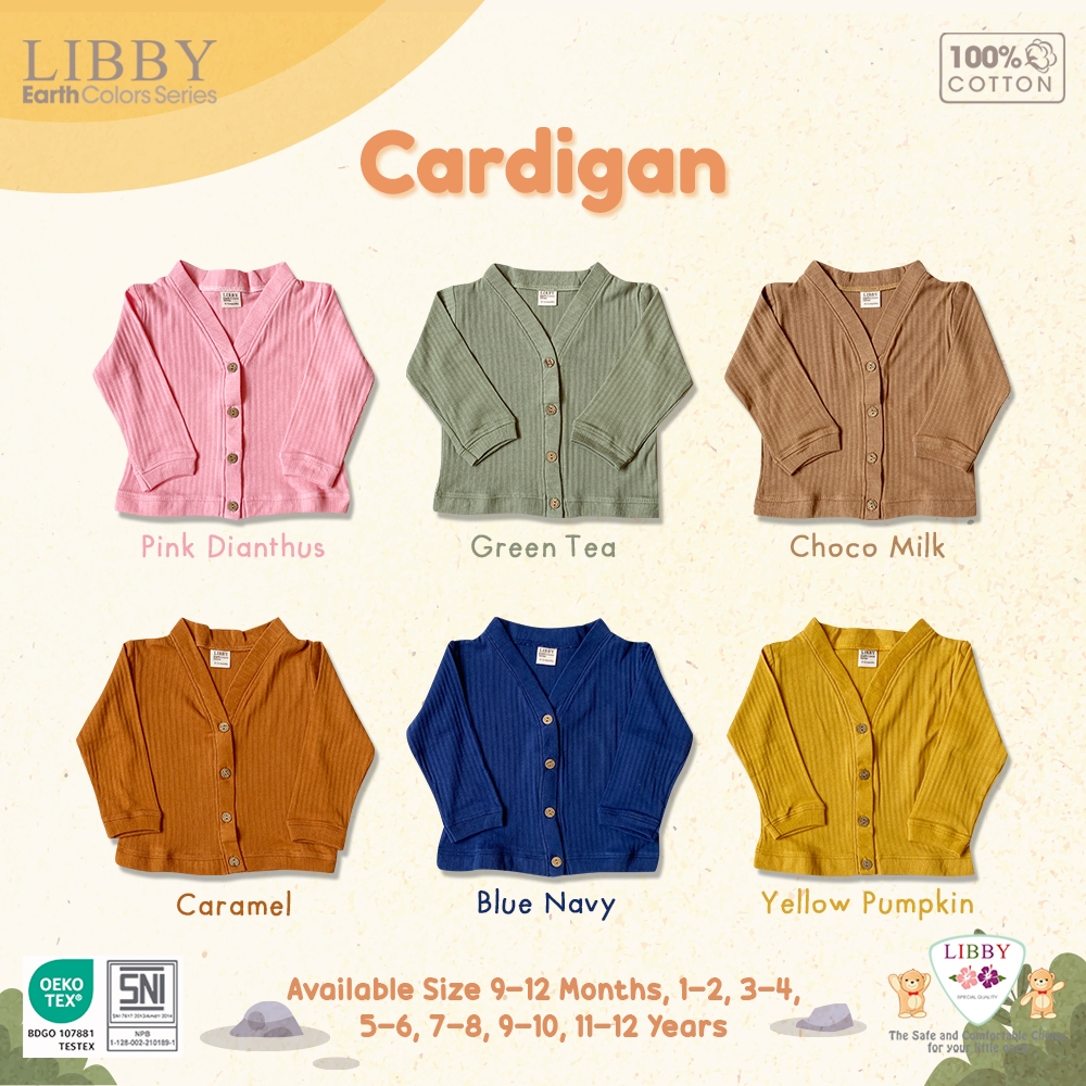 Jual Libby 0-12 Tahun Cardigan Anak Unisex Premium Quality CBKS | Shopee Indonesia