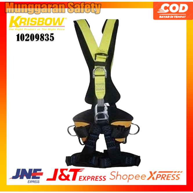 Jual Safety Full Body Harness 5 anchorage Points Krisbow Type 10209835 ...
