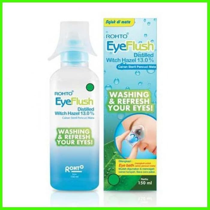 Jual ROHTO EYE FLUSH / Pencuci Mata / Eye Bath -150 ML | Shopee Indonesia