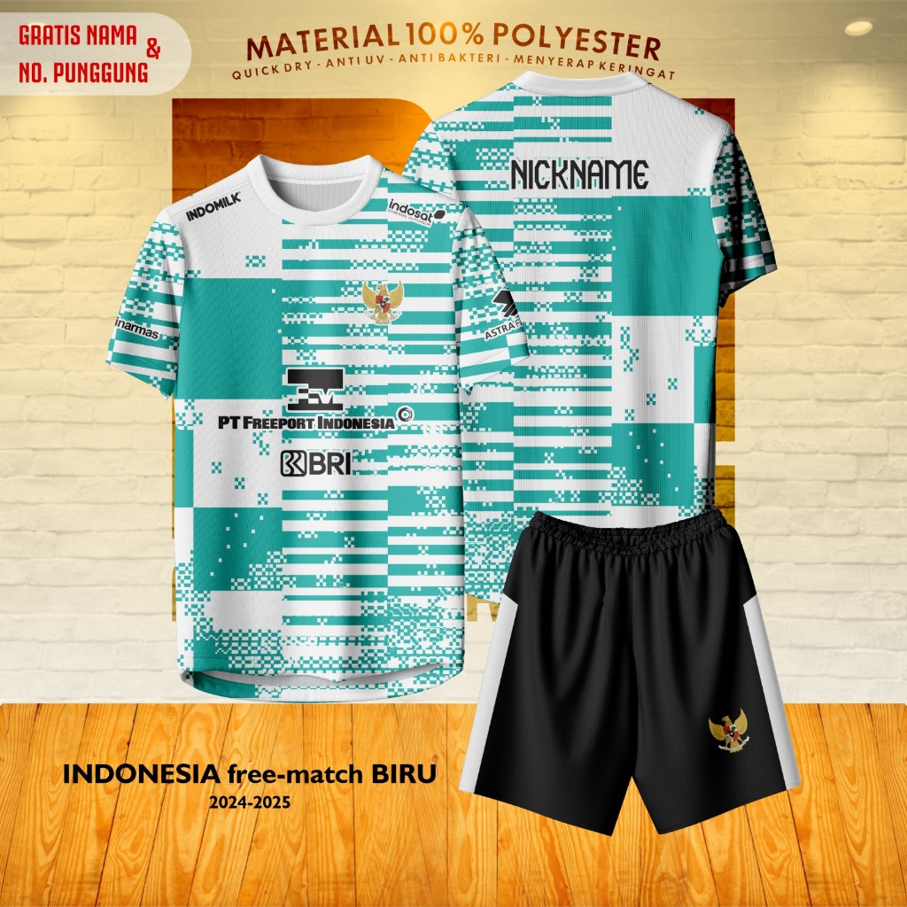 Jual Jersey/Baju TIMNAS LATHIAN BIRU 2024 SUPORTER Gratis Name Set & No ...
