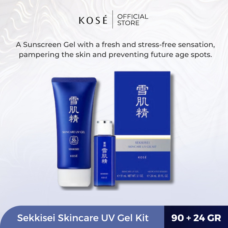 Jual KOSÉ Sekkisei Skincare UV Gel Kit (1 Set = 2 Pcs) | Shopee Indonesia