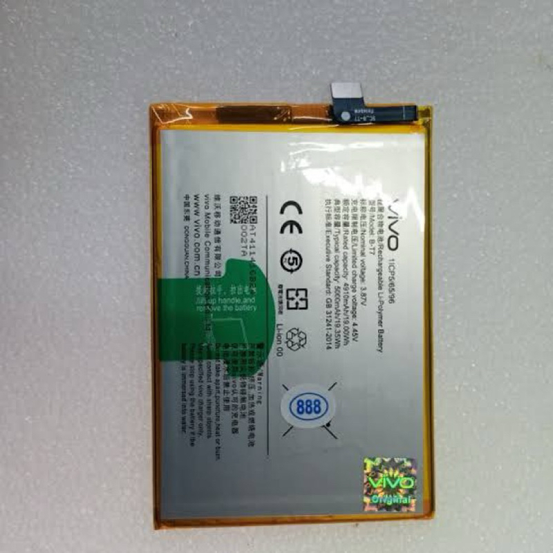 Jual BATERAI VIVO Y21T, Y33T, B-T7 (100%) | Shopee Indonesia