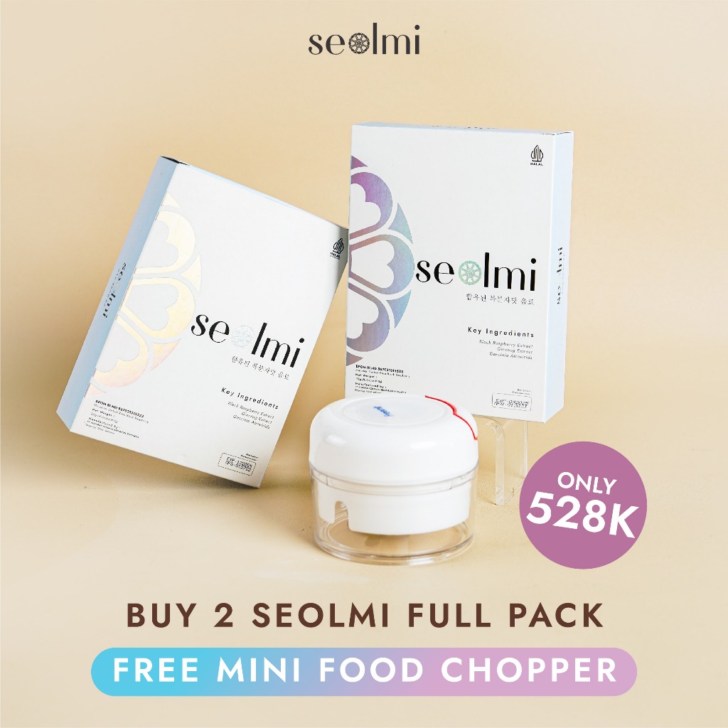 Jual Seolmi Buy 2 Box Free Mini Food Chopper | Shopee Indonesia