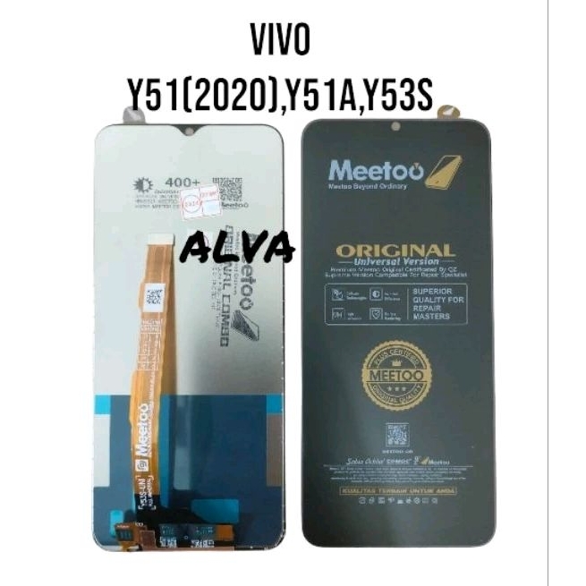 Jual LCD Vivo Y51(2020)/Y53S/Y51A/Y31 Meetoo LCD Fullset Touchscreen ...