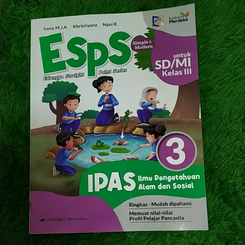 Jual ESPS IPAS KURIKULUM MERDEKA SD/MI KLS III ERLANGGA | Shopee Indonesia