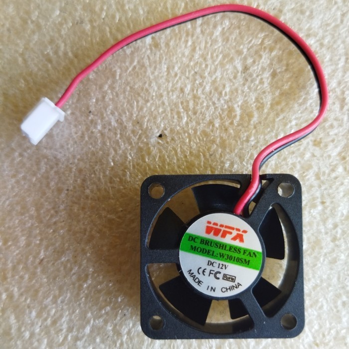 Jual Mini Cooling Fan Dc 3010 3cm 12v Cpu Include Connector 2 Pin