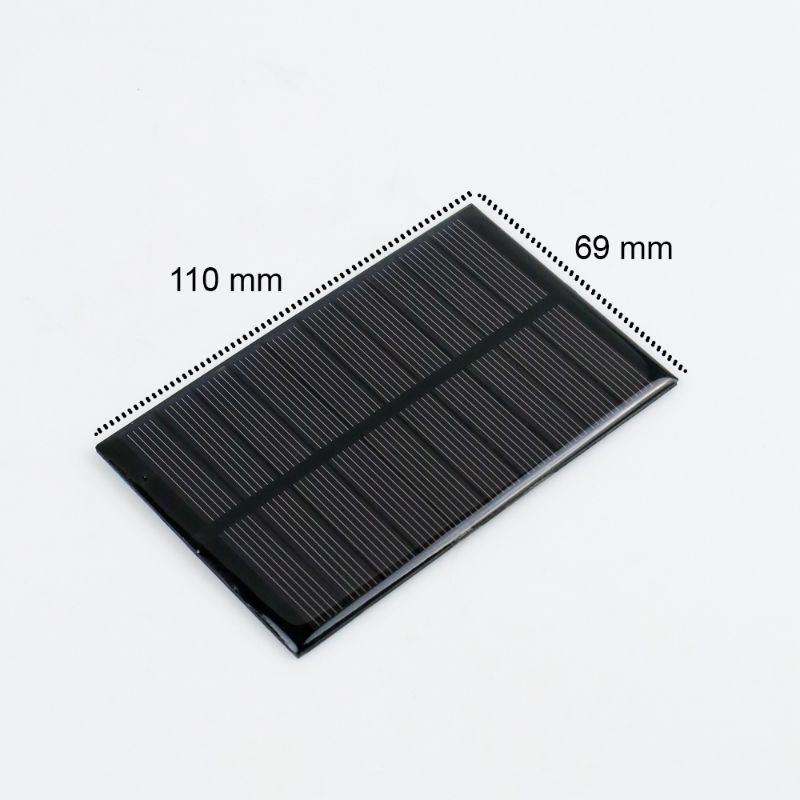 Jual Solar Panel Mini Polycrystalline DIY Power Bank 5V 1.1W 220mA ...