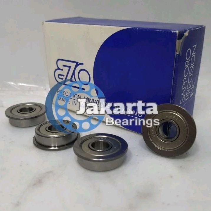 Jual BEARING F 608 ZZ / F608ZZ / F608 ZZ Flange KUPING TUTUP BESI Merk EZO JEPANG ASLI | Shopee ...