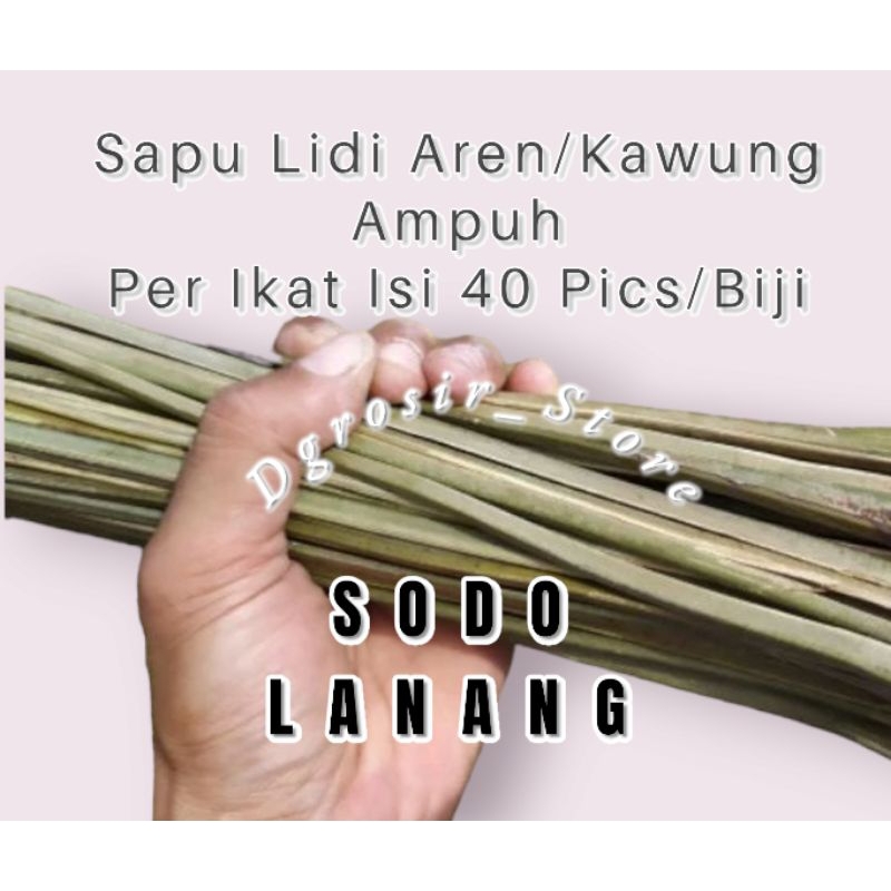 Jual Sapu Lidi Aren/Sodo Lanang isi 40 pics Super Pilihan Ampuh Kuat ...