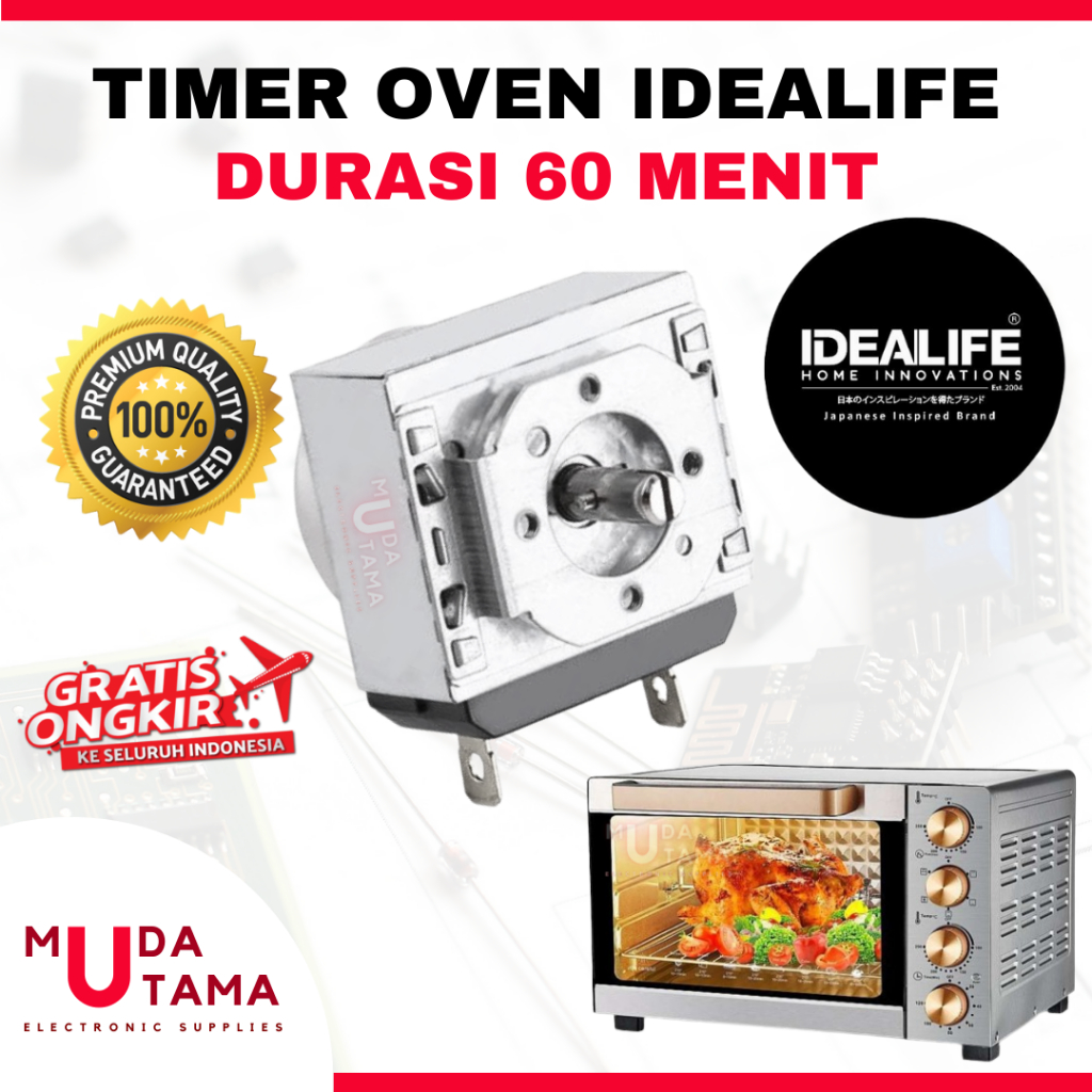 Jual TIMER OVEN IDEALIFE - 60 MENIT PUTARAN | PUTARAN SWITCH DELAY OVEN ...