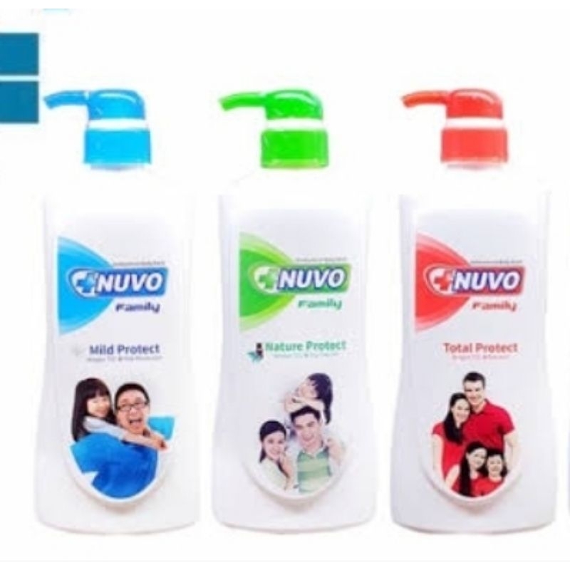 Jual NUVO SABUN MANDI BOTOL 550 (TOTAL,MILD,NATUR) | Shopee Indonesia