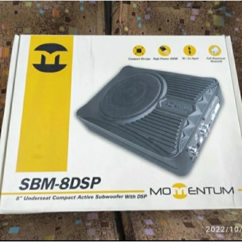 Jual Subwoofer Kolong Slim Aktif Momentum SBM-8/ SBM-8 DSP (8 Inch) Original Product. | Shopee ...