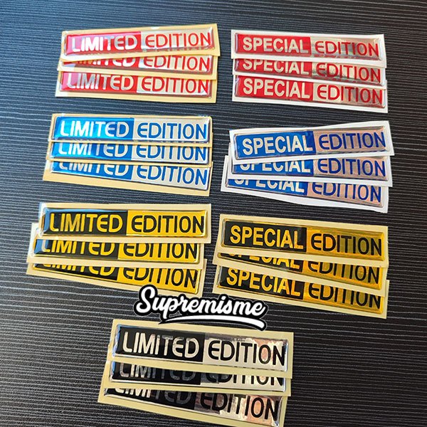 Jual Stiker Emblem Limited Edition | Sticker Timbul Special Edition ...