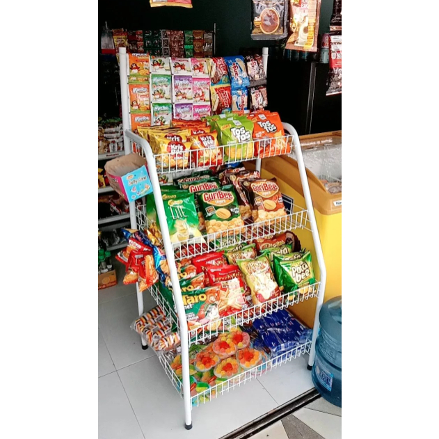 Jual Rak Serbaguna Rak Snack Rak Chiki Rak Display Rak Keranjang 5 ...