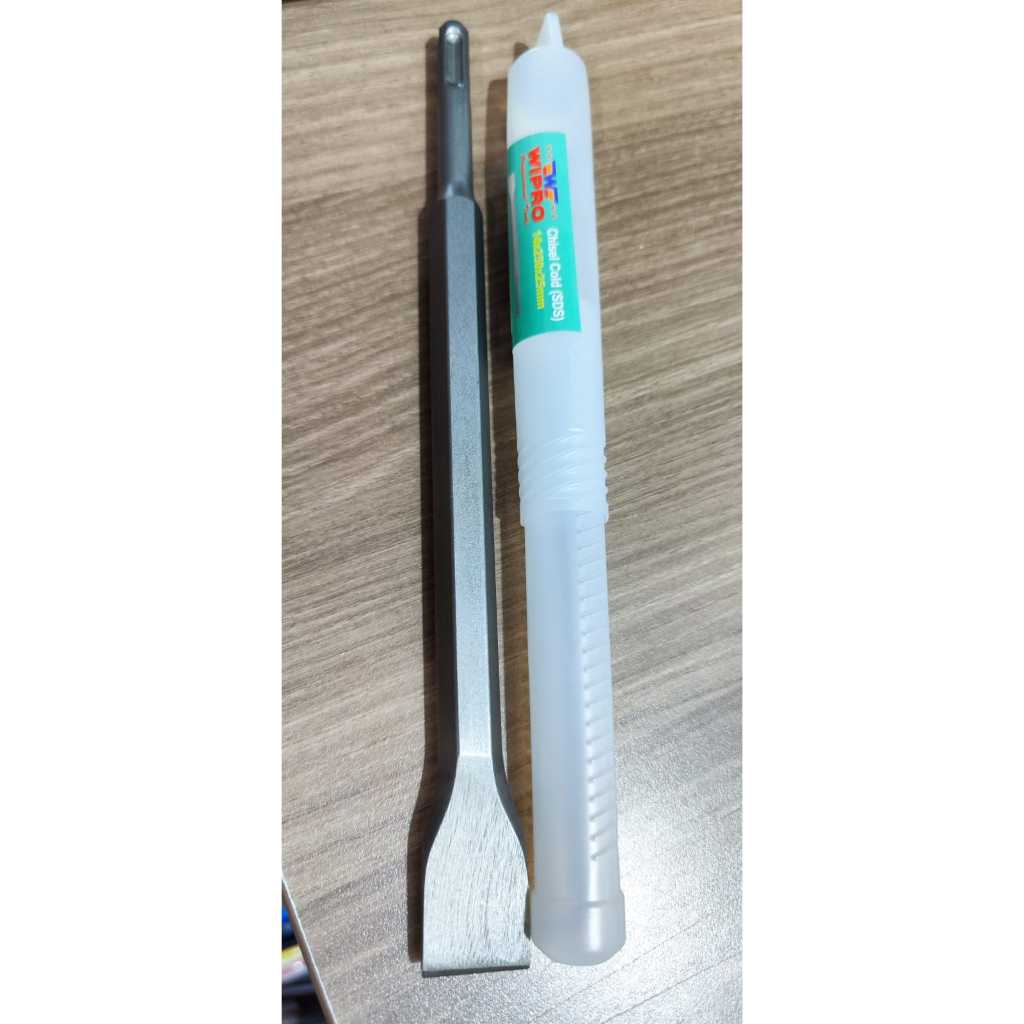 Jual Mata Bor Bobok Pipih 14x250mm / Bor Chisel Cold SDS papak 25MM ...