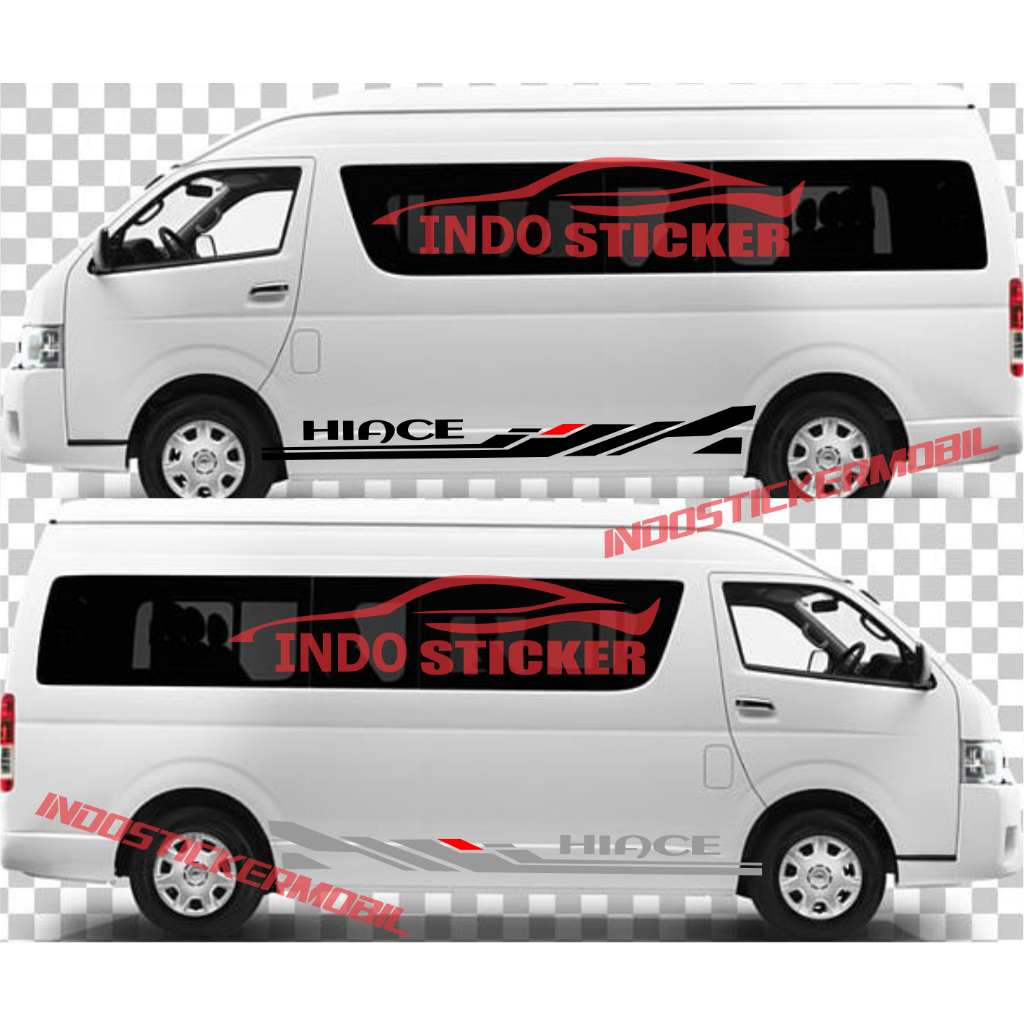 Jual STIKER STICKER MOBIL HIACE STIKER MOBIL TOYOTA HIACE STICKER MINI ...