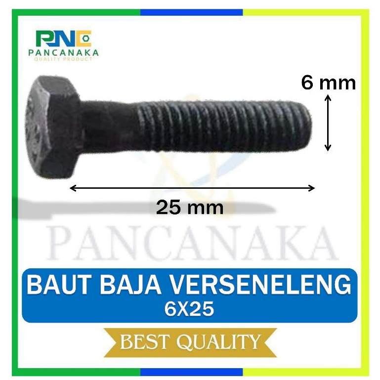 Jual BAUT BAJA / BAUT BAJA VERSENELENG 6X25 | Shopee Indonesia