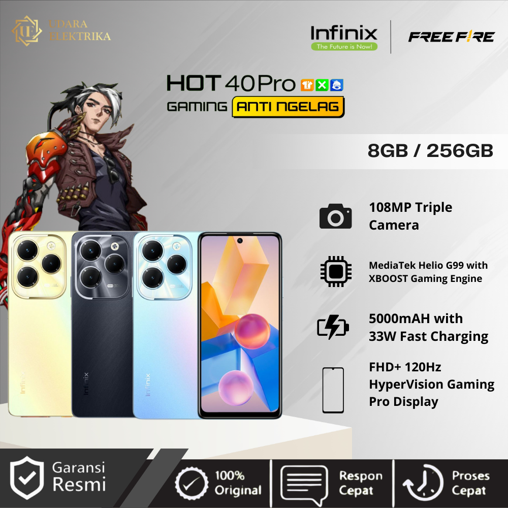 Jual Infinix Hot 40 Pro 8/256GB Garansi Resmi Infinix Indonesia ...