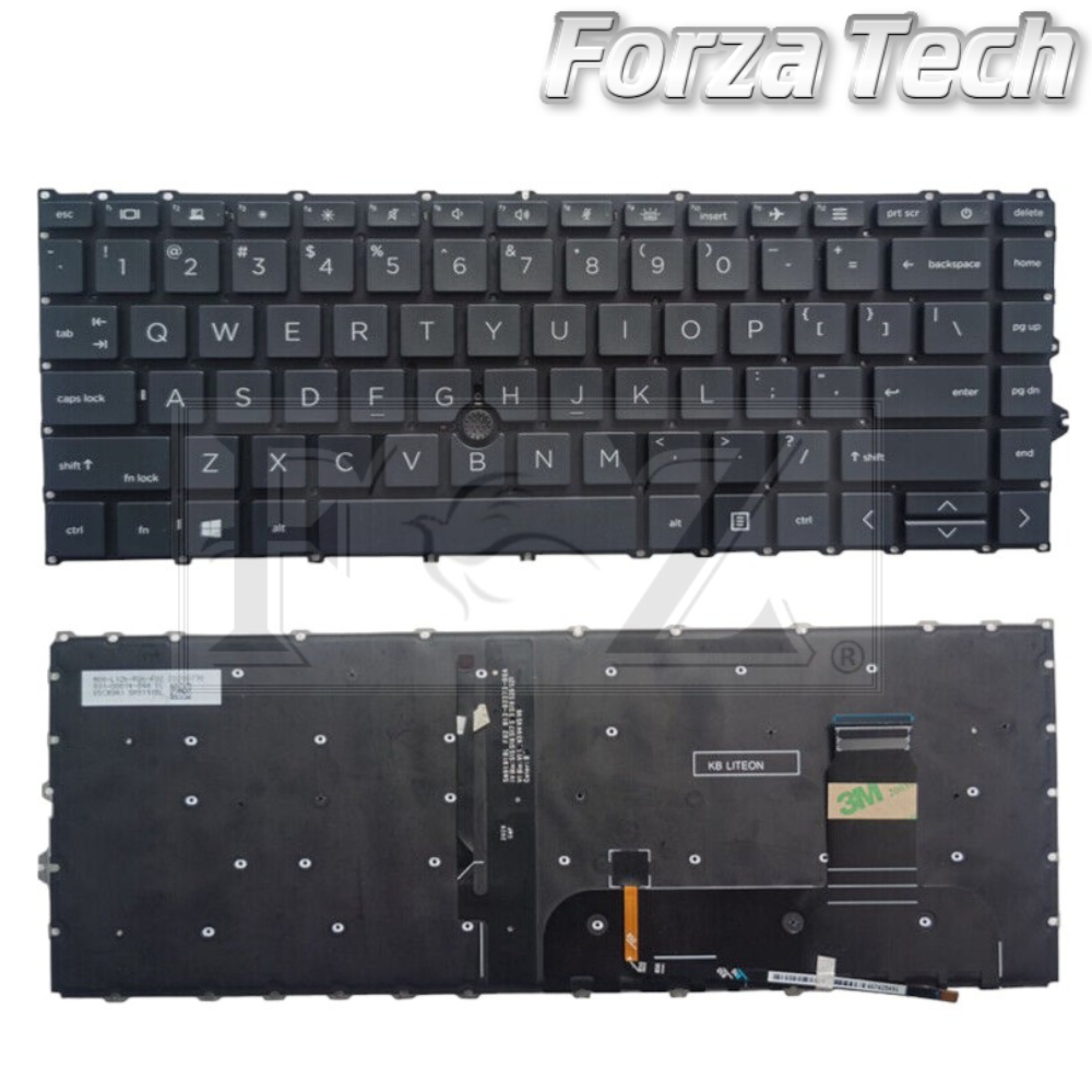Jual Keyboard Laptop HP EliteBook 840 G7 840 G8 845 G7 Black Backlight ...