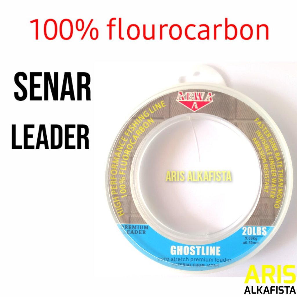Jual Senar Leader Ghostline 100% FLOUROCARBON Cepat Tenggelam dan Tidak ...
