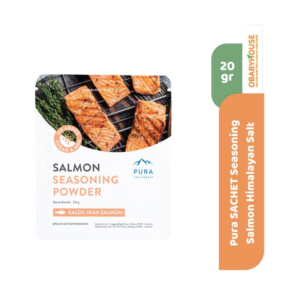Jual Pura SACHET Seasoning Salmon Himalayan Salt 20 gr | Shopee Indonesia