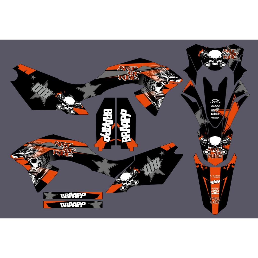 Jual STIKER DECAL SEGALA JENIS MOTOR BISA CUSTOM NAMA NOMOR DLL ...